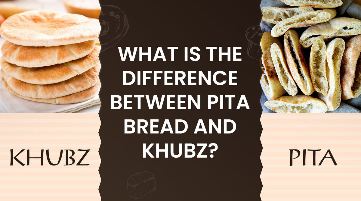 What is the Difference Between Pita Bread and Khubz?